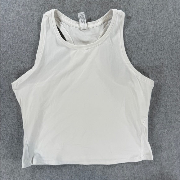 Yogalicious | Tops | Yogalicious White Fitted Crop Tank Top | Poshmark